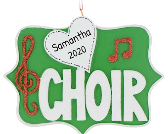 Choir Ornament, Singing Ornament, Christian Ornament, Church Choir ...