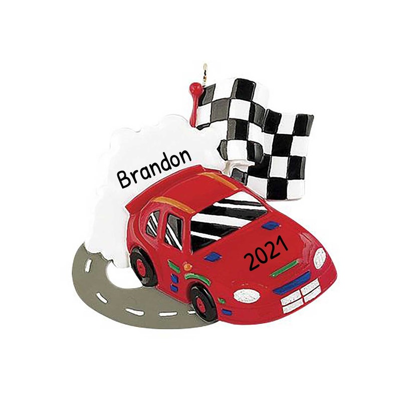 Race Car Ornament - Etsy