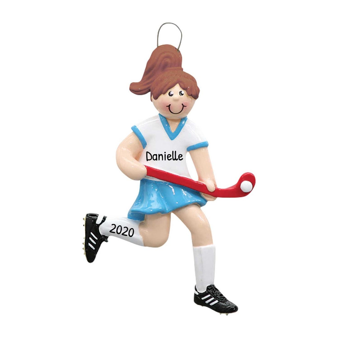 Personalized Girls Field Hockey Ornament 2023 - Girls Field Hockey ...