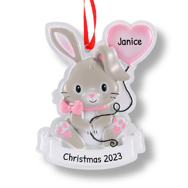 Bunny Ornament - Etsy