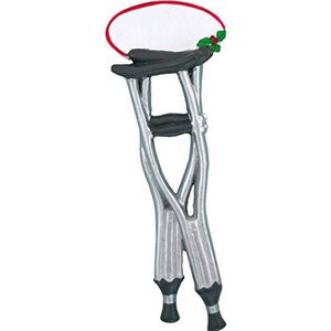 Personalized Crutches Ornament, Broken Leg Ornament, Knee Surgery ...