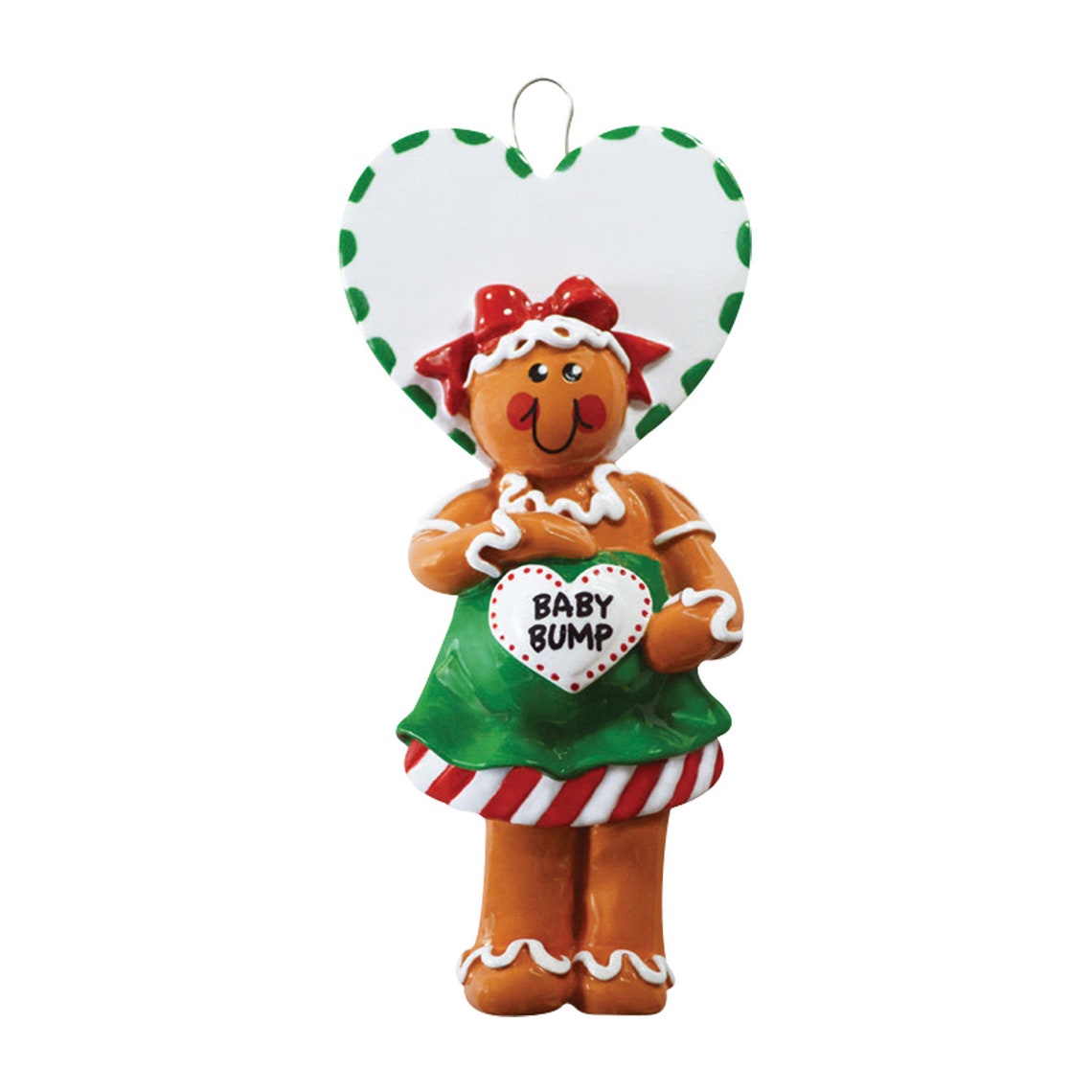 Personalized Baby Expecting Ornament 2023 - Gingerbread Mom to Be ...