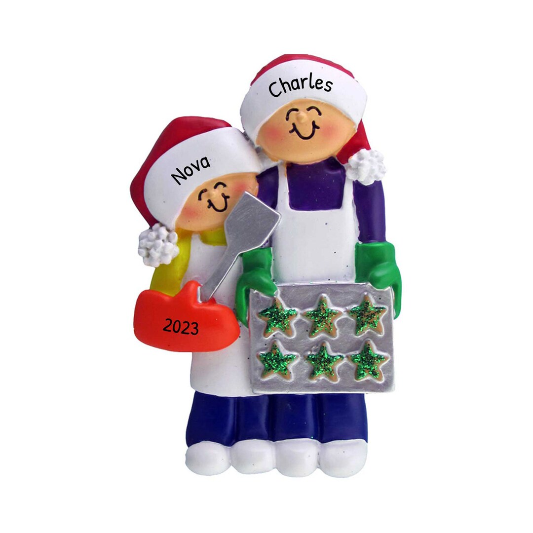 Couple Ornament, Personalized Ornament, Cooking Ornament, Festive ...