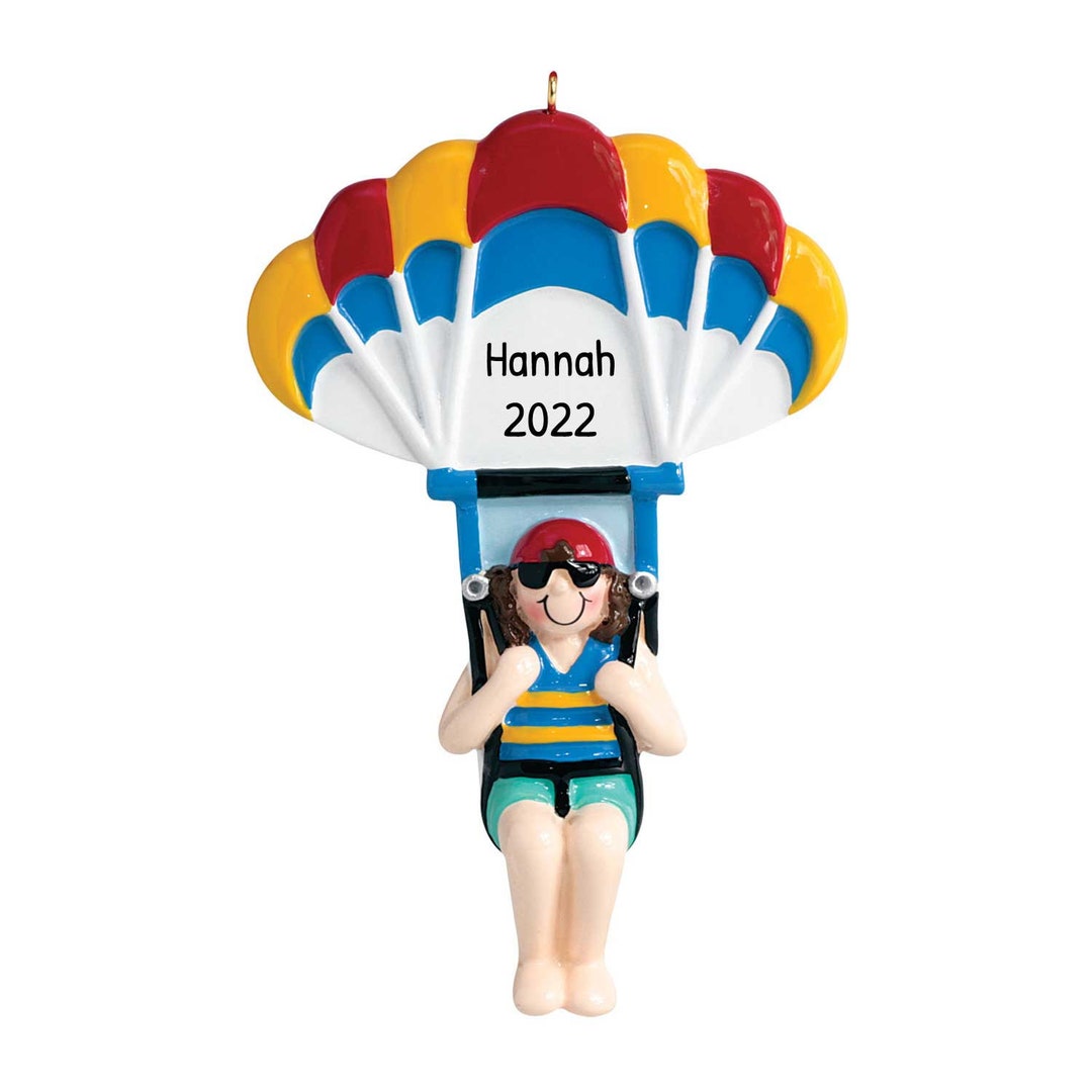 Parasailing Ornament, Parachute Ornament, Custom Ornament, Personalized ...