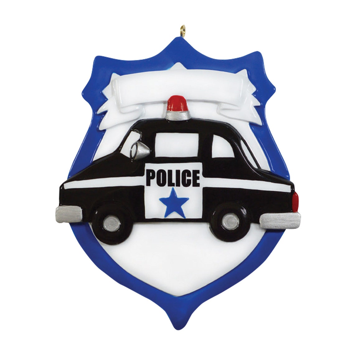 Personalized Police Christmas Ornament - Police Badge Car Ornament ...