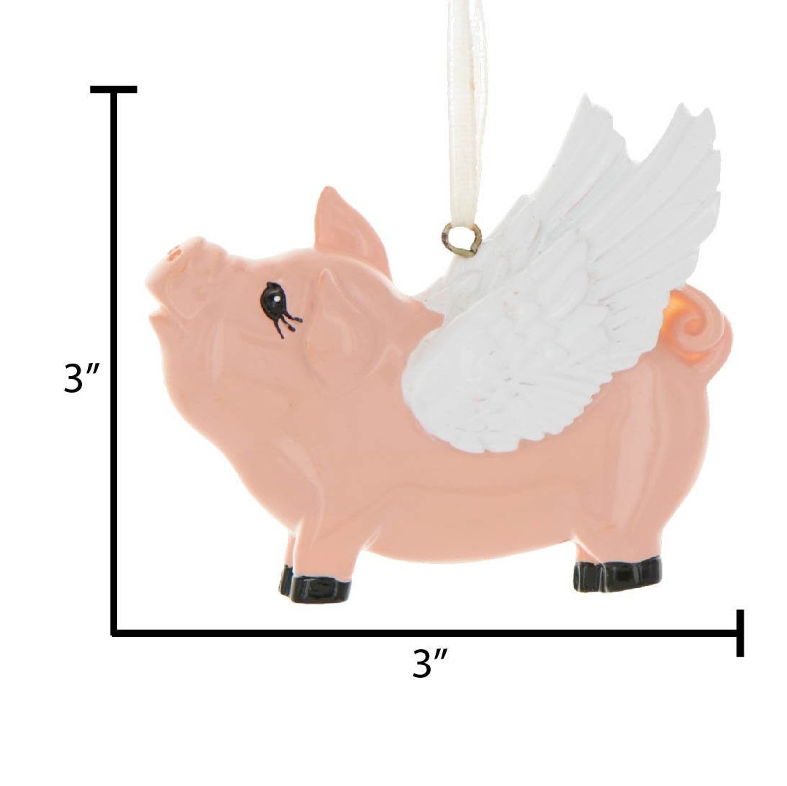 Flying Pig Car Accessories - Cute Pigs With Wings Bag Charm, Pig Angel ...