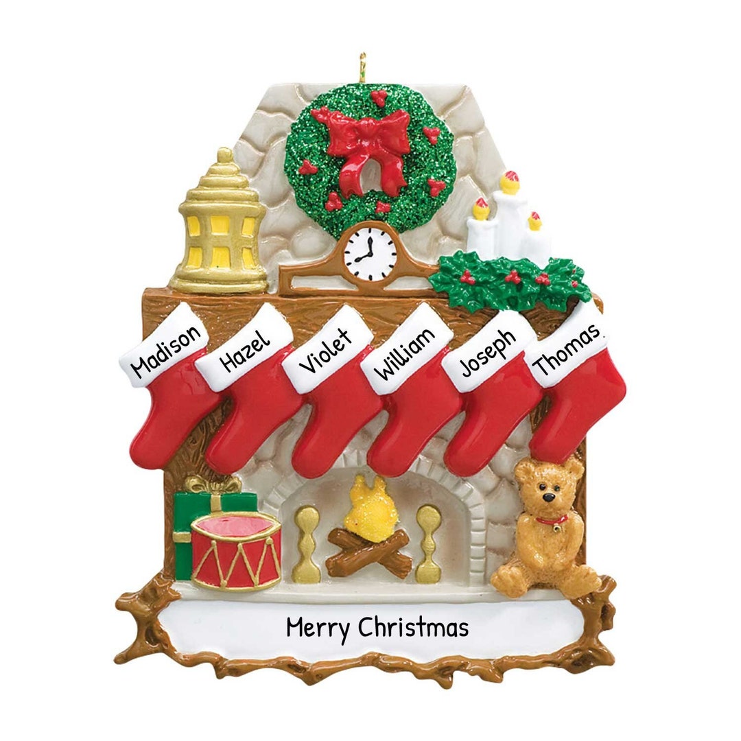 Personalized Family Ornament 2023 - First Christmas Stocking Ornament ...