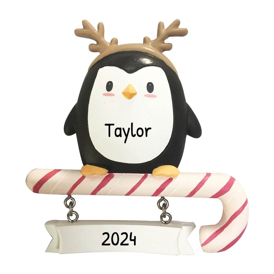 Personalized Penguin Christmas Ornaments - Penguin Ornaments Christmas ...