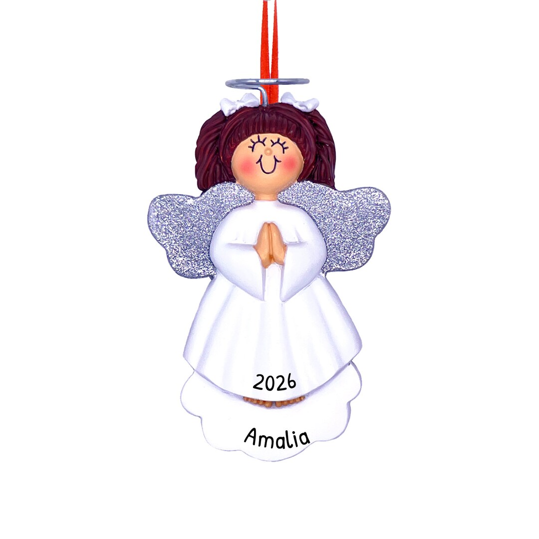 Personalized Angel Ornament - Guardian Angel Gift, Angel Watching Over ...