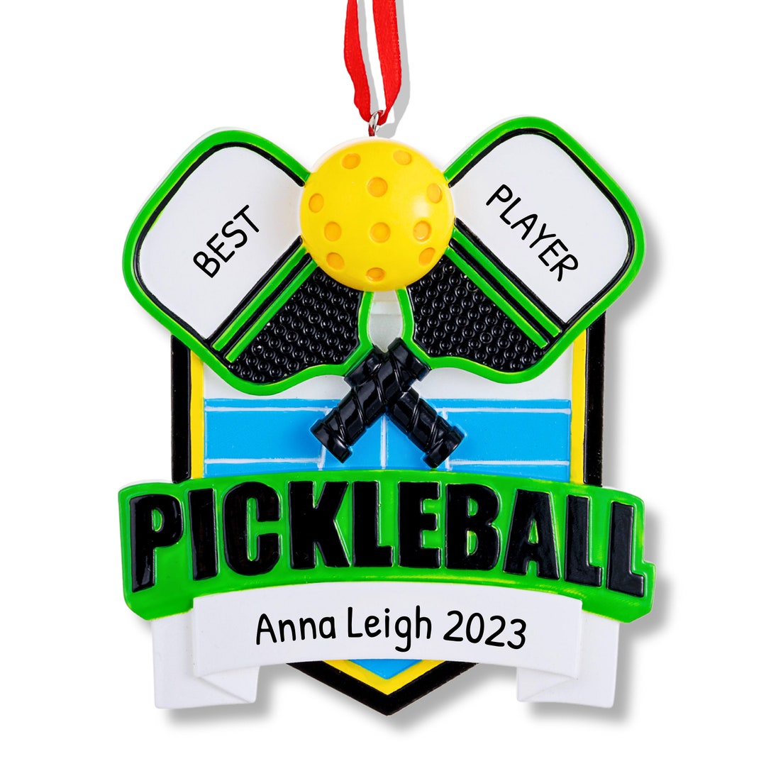 Best Player Pickleball Ornament, Personalized Christmas Gift ...