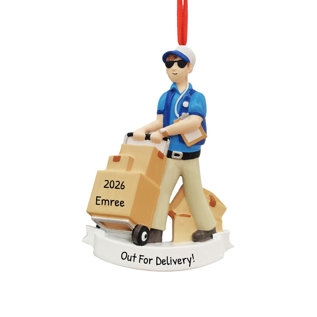 Personalized Mailman Ornament, Mailbox Ornament, Postal Worker Gift ...