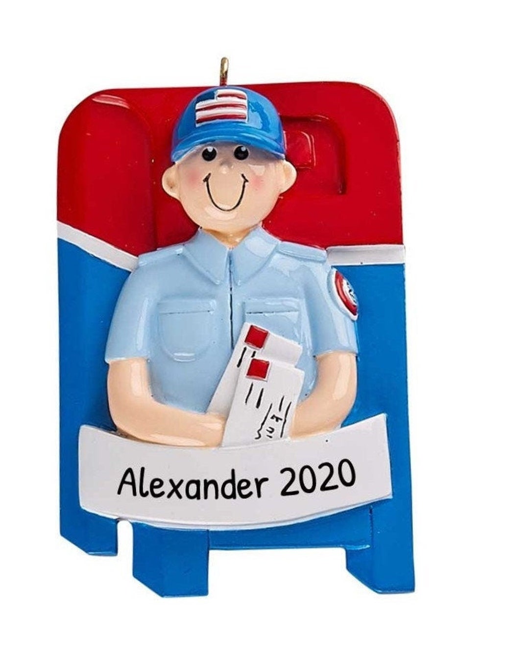 Personalized Mailman Ornament - Mailbox Ornament, Postal Worker Gifts ...