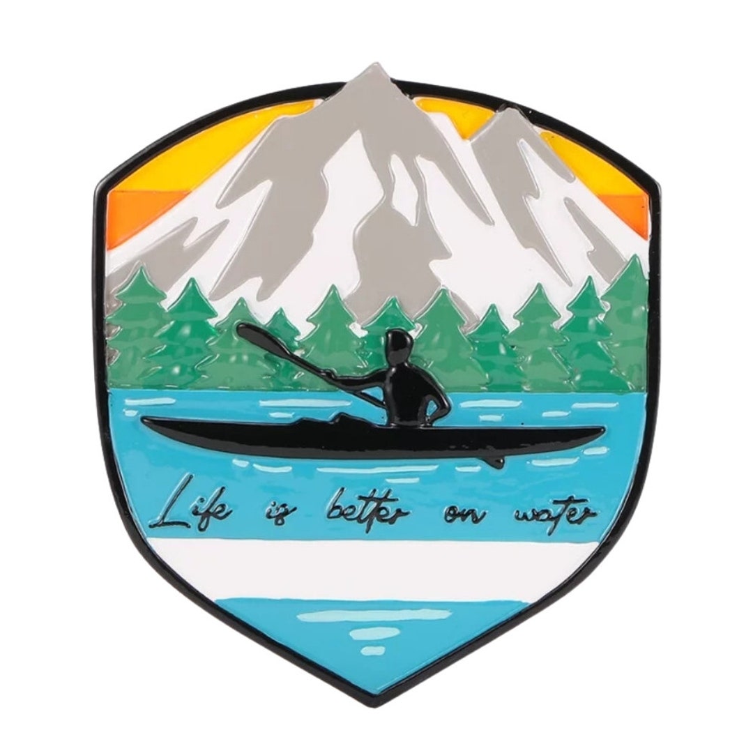 Kayaking Adventure Ornament - Lake and Mountain Decor - Outdoor Lover ...