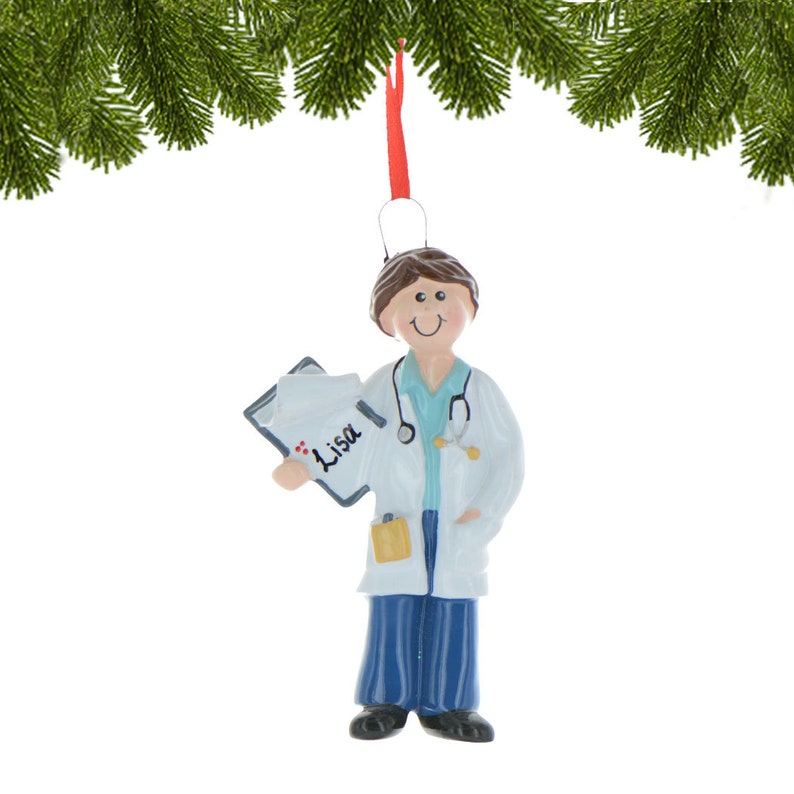 Personalized Medical Ornament Doctor Ornaments Nurse | Etsy