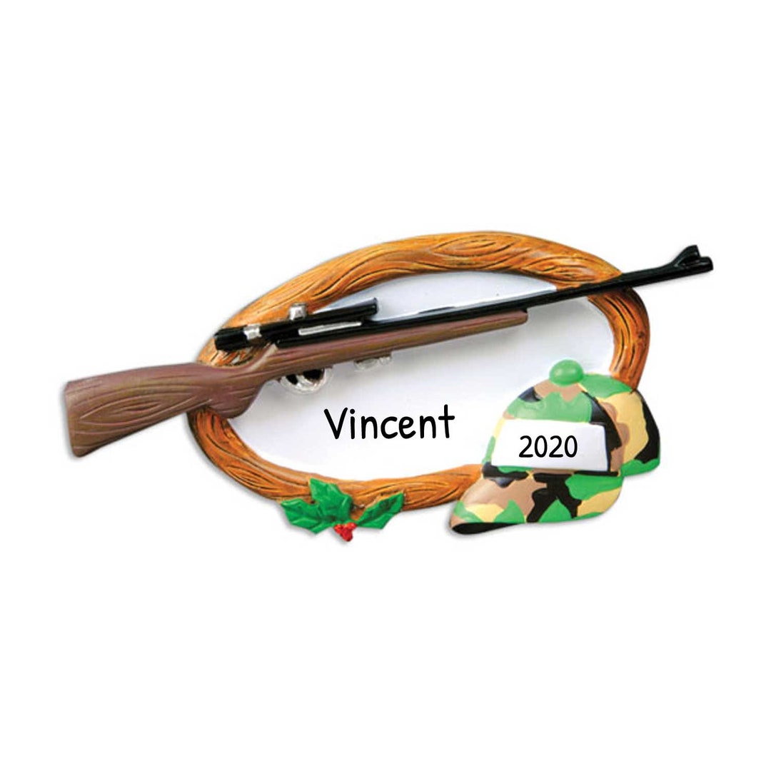Hunting Ornament - Gun Ornament - Personalized Gift for Men -hunter ...