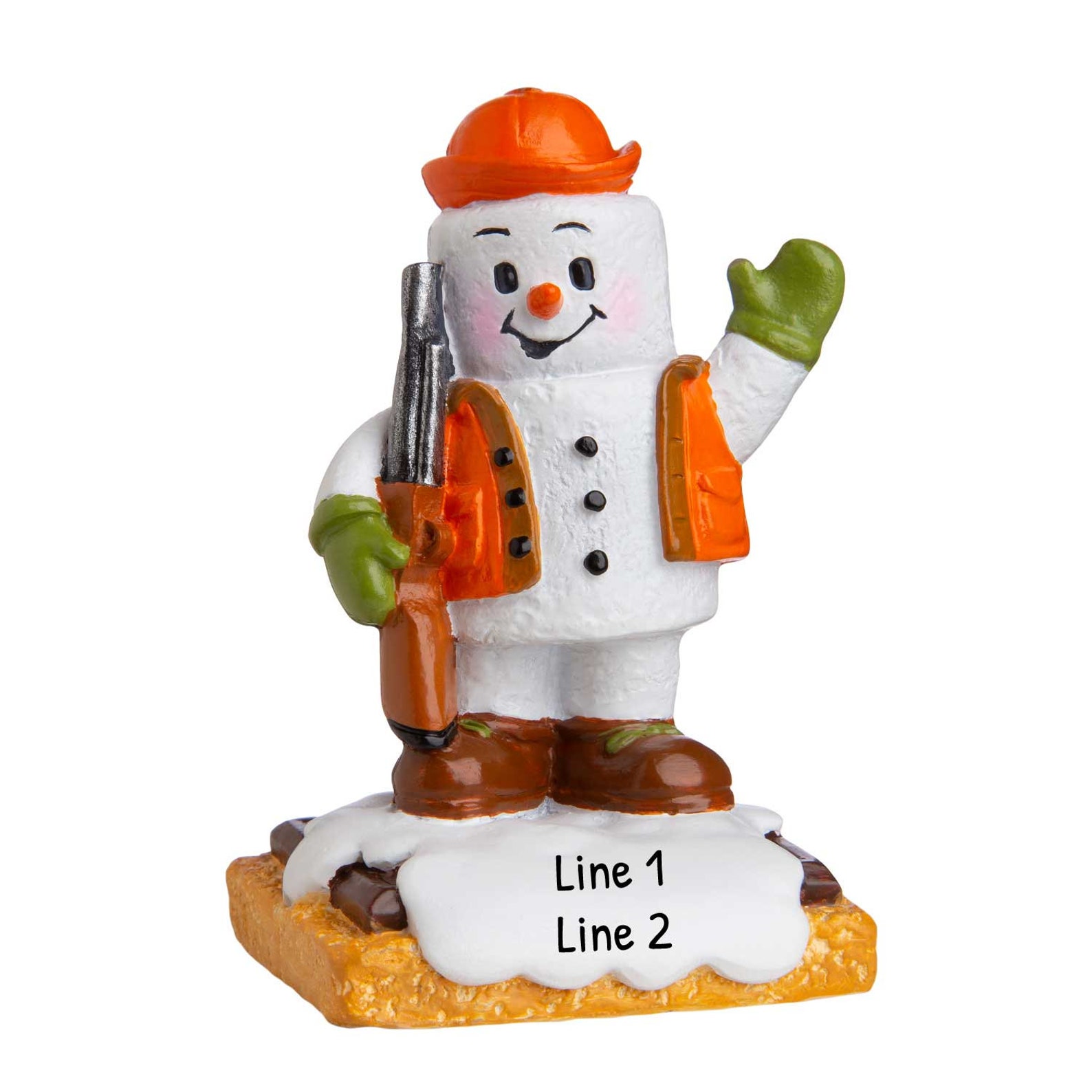 Personalized Hunting Ornament Gun Christmas Ornament Rifle - Etsy