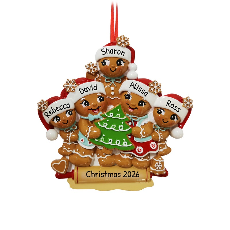 Gingerbread Family - Etsy