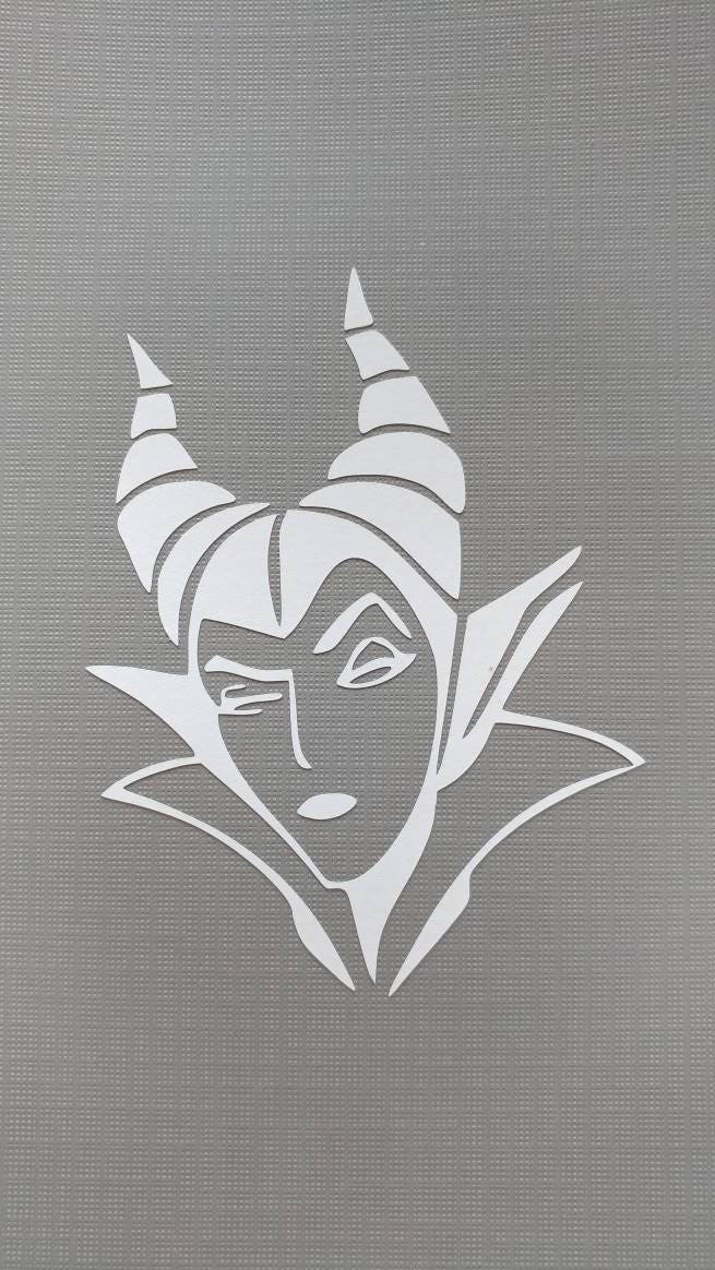 Maleficent Inspired Decal - Etsy