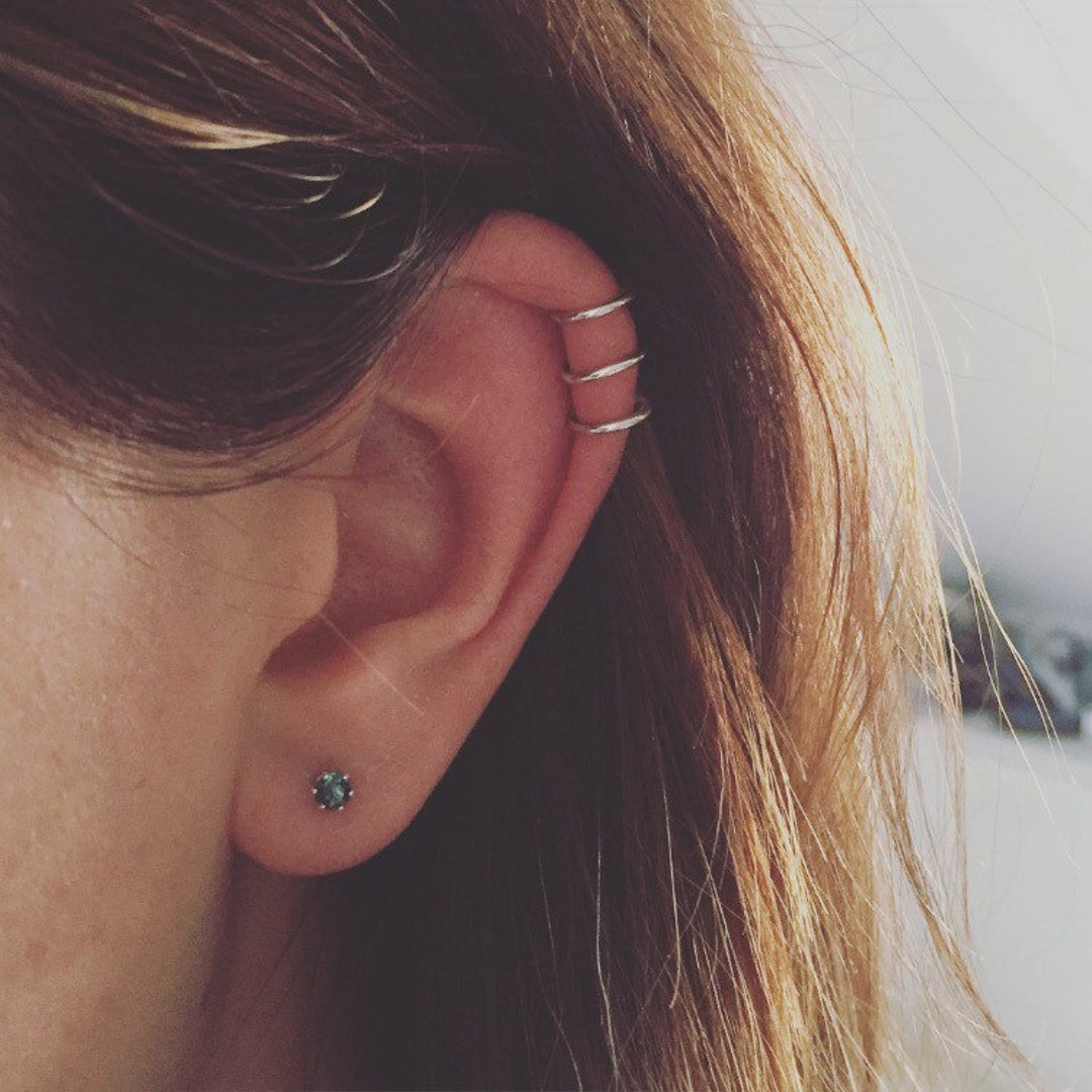 Triple Ear Cuff Sterling Silver - Etsy
