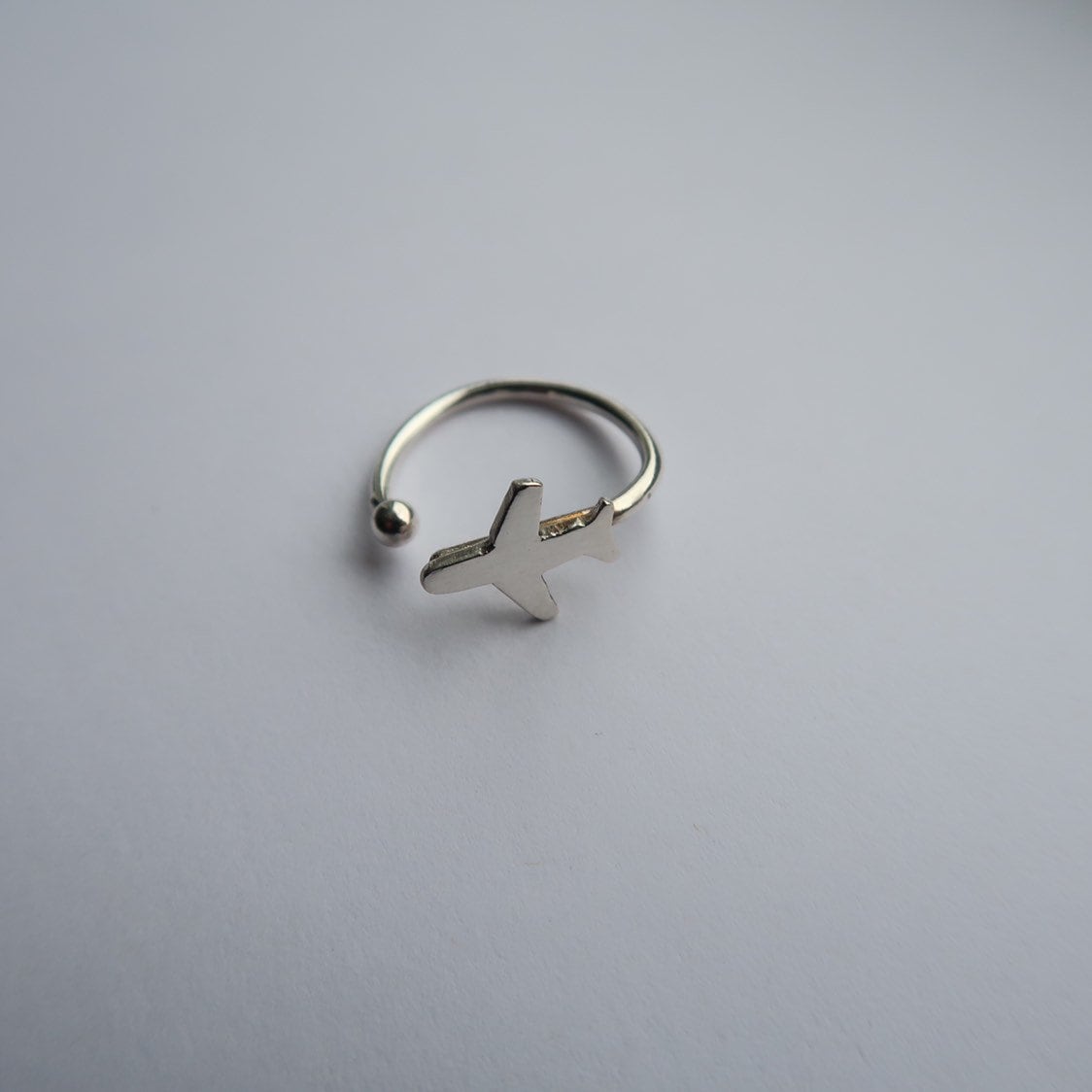 Sterling Silver Plane Ring Aeroplan/airplane Shape 925 - Etsy UK