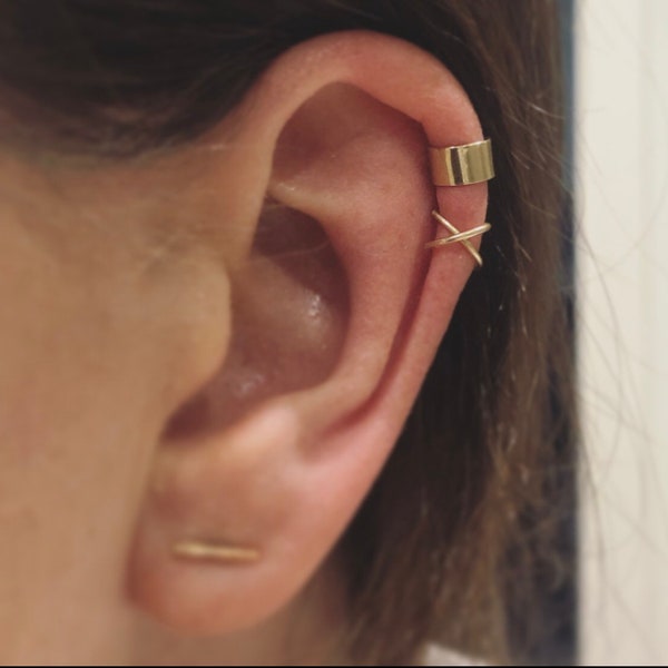 Cross Ear Cuff - Etsy