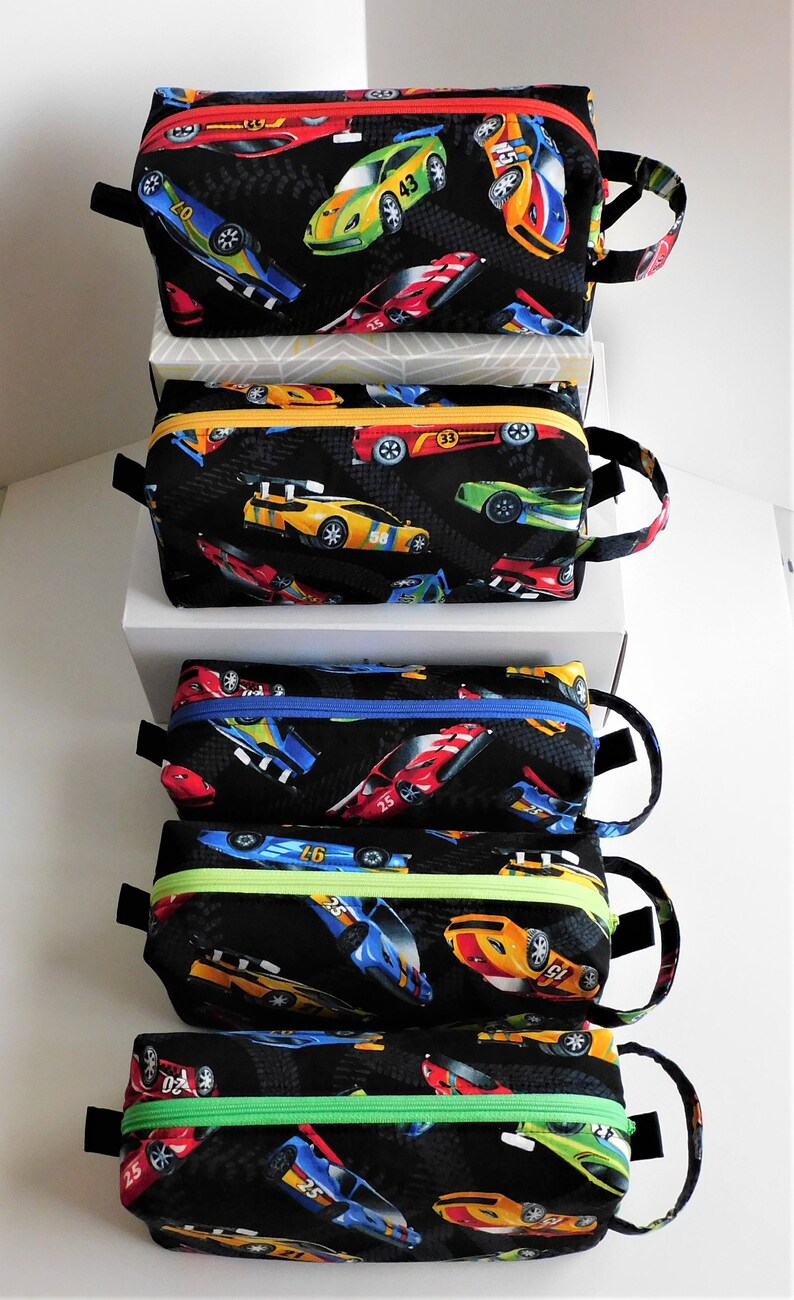 Race Cars Box Pouch, Race Cars Zipper Pouch, Race Cars Pencil Case ...