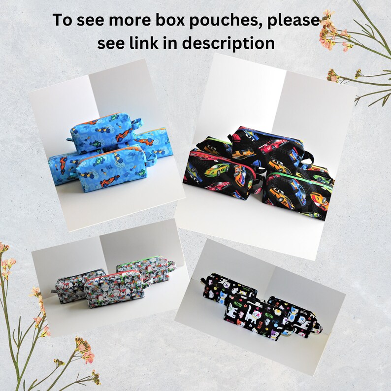 Race Cars Box Pouch, Race Cars Zipper Pouch, Race Cars Pencil Case ...