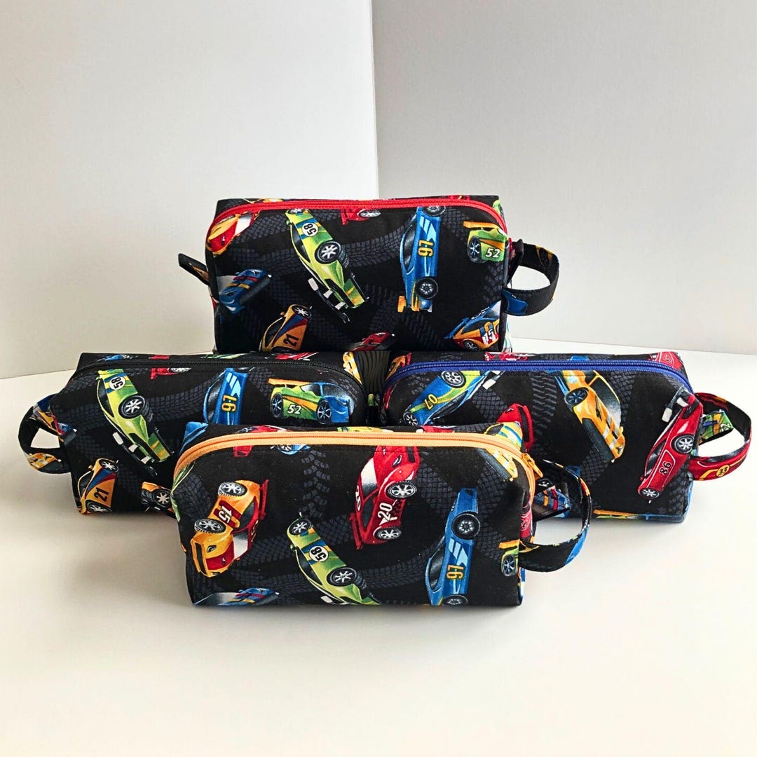 Race Cars Box Pouch, Race Cars Zipper Pouch, Race Cars Pencil Case ...