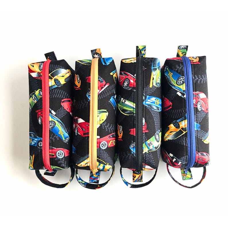 Race Cars Box Pouch, Race Cars Zipper Pouch, Race Cars Pencil Case ...