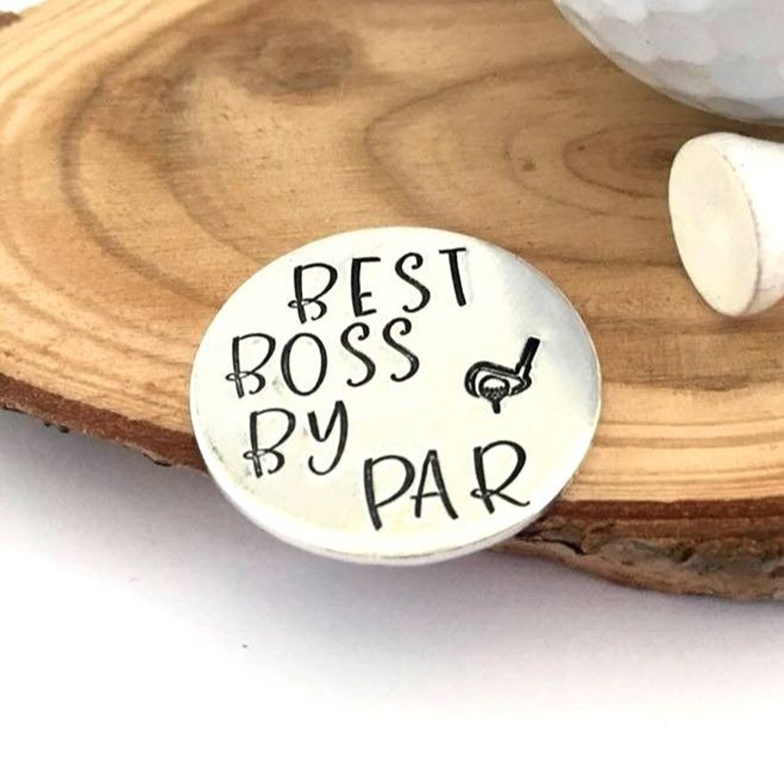 Boss Golfing Gift Best Boss Golf Ball Marker Best Boss by - Etsy