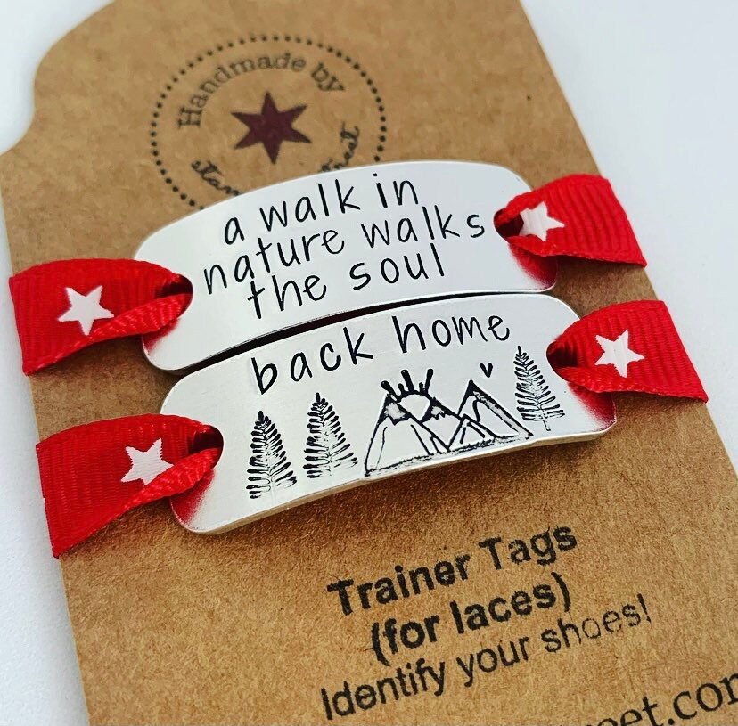 Hiking Boot Tags Shoe Clips Trainer Bling Motivational | Etsy