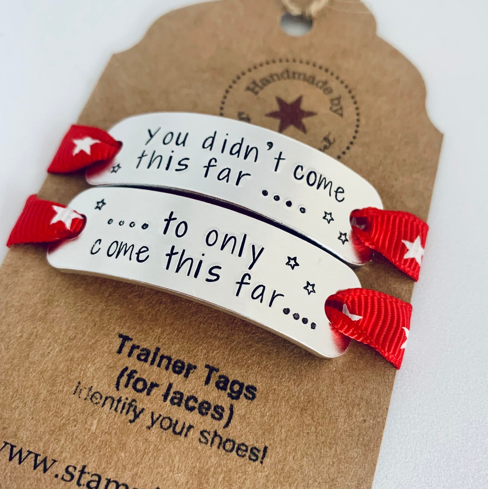 Personalised Trainer Tags Shoe Accessory Running Motivation - Etsy UK