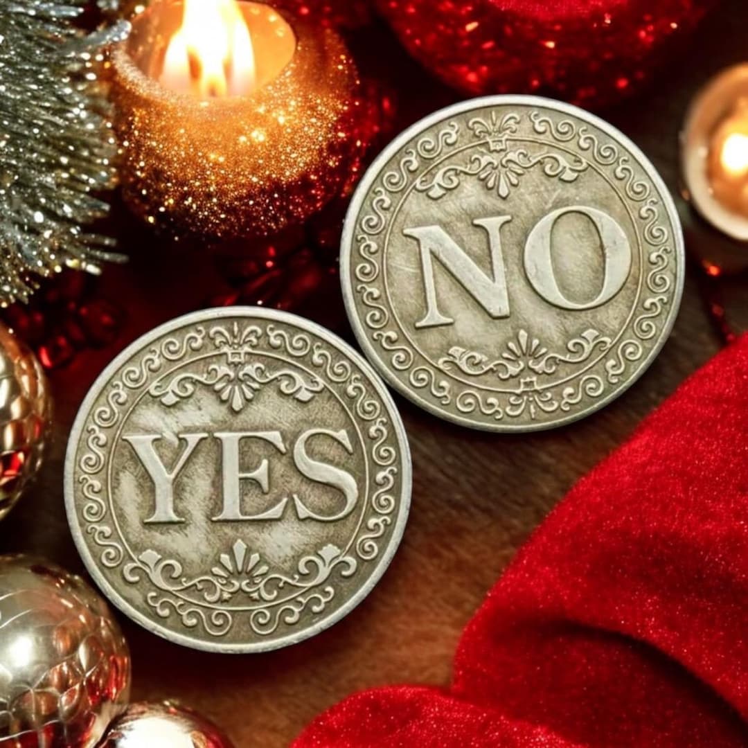 Yes No Coin, Flip Coin, Decision Maker, Toss Coin, Couples Gift ...