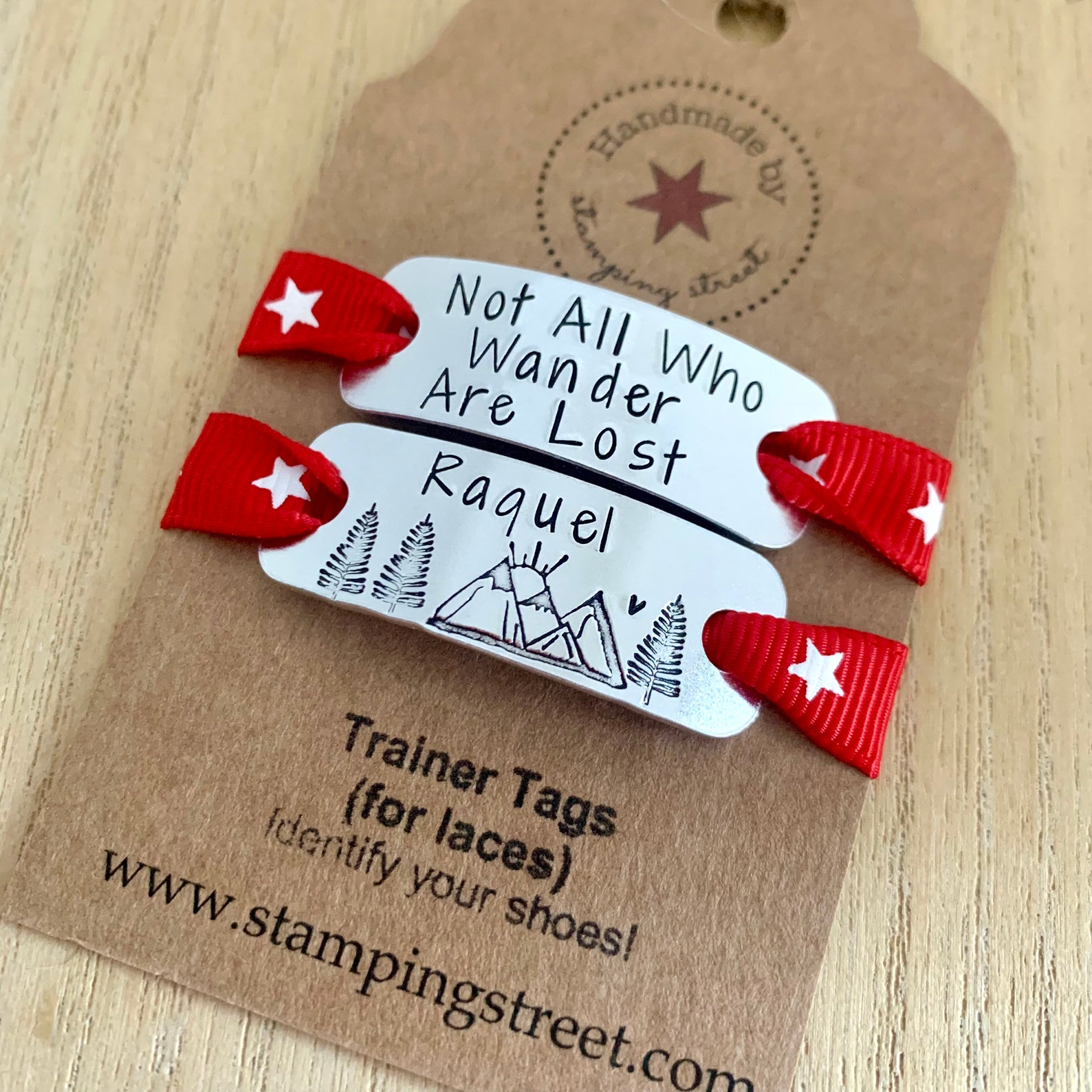 Hiking Boot Tags Shoe Clips Trainer Bling Motivational - Etsy