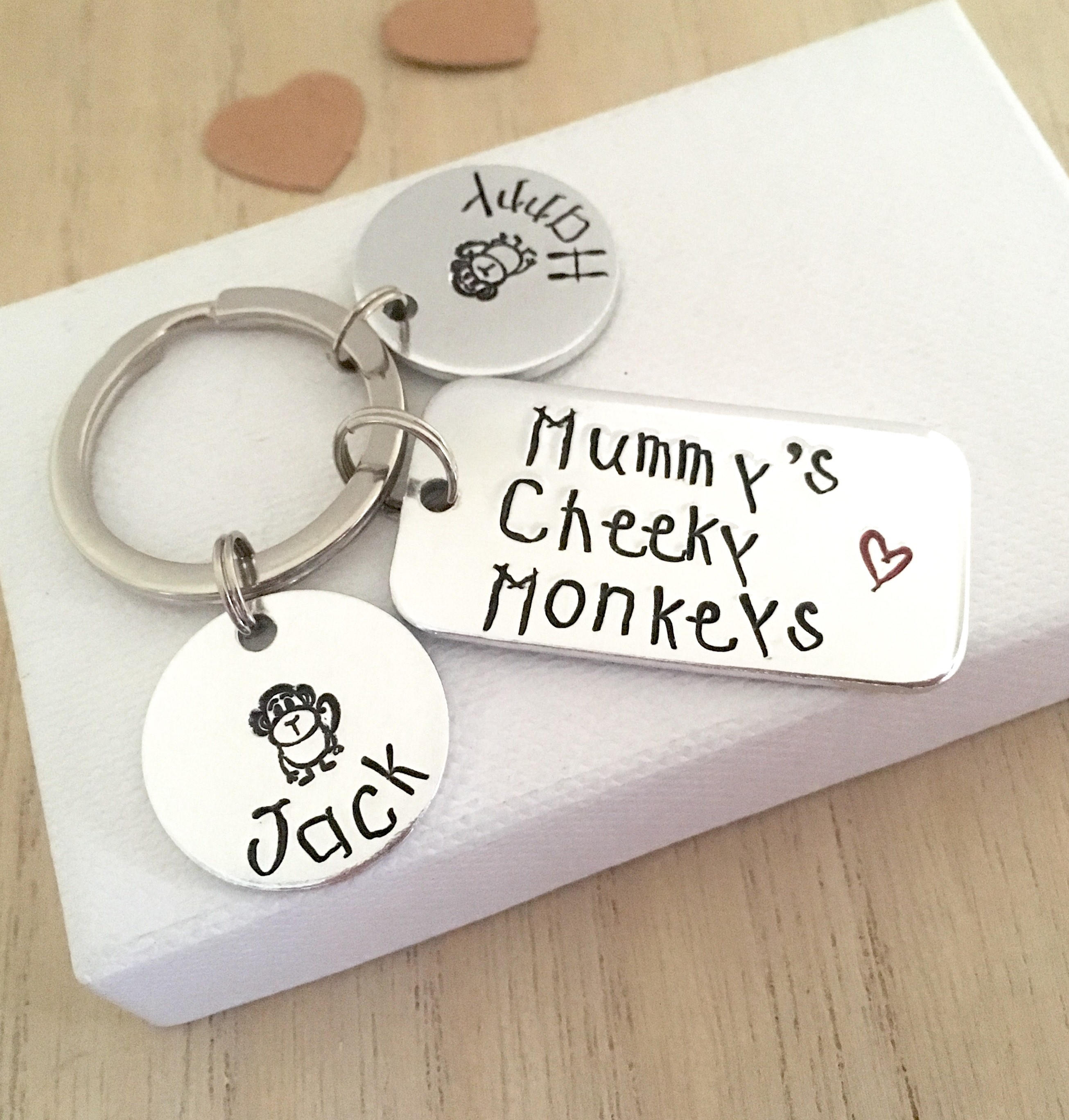 Gifts for Mummy Mommy's Cheeky Monkeys Personalised | Etsy