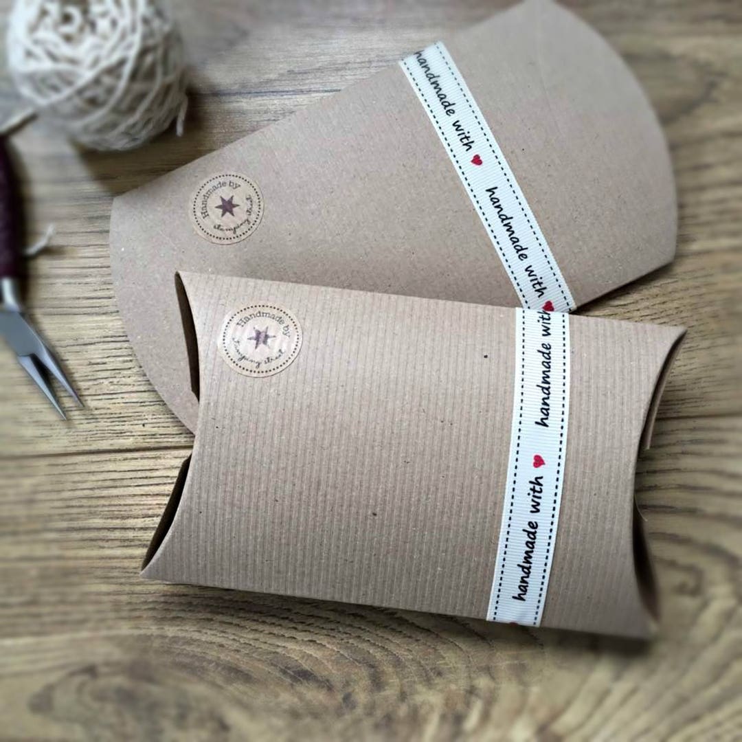 Eco Friendly Gift Box, 100% Recycled Material, Branded Pillow Fold Gift ...