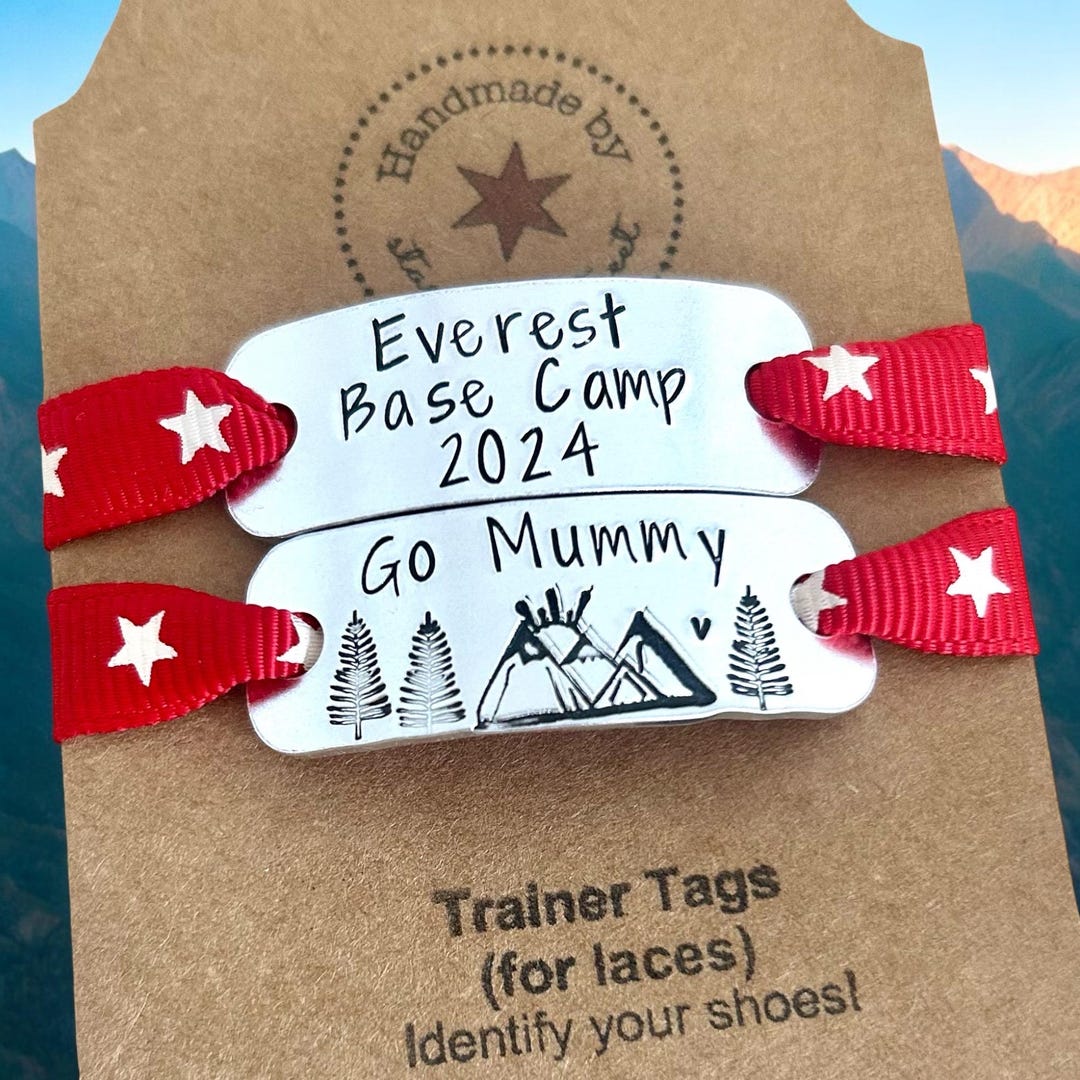 Hiking Boot Tags, Everest Base Camp, Metal Shoe Clips, Hiker Gifts ...