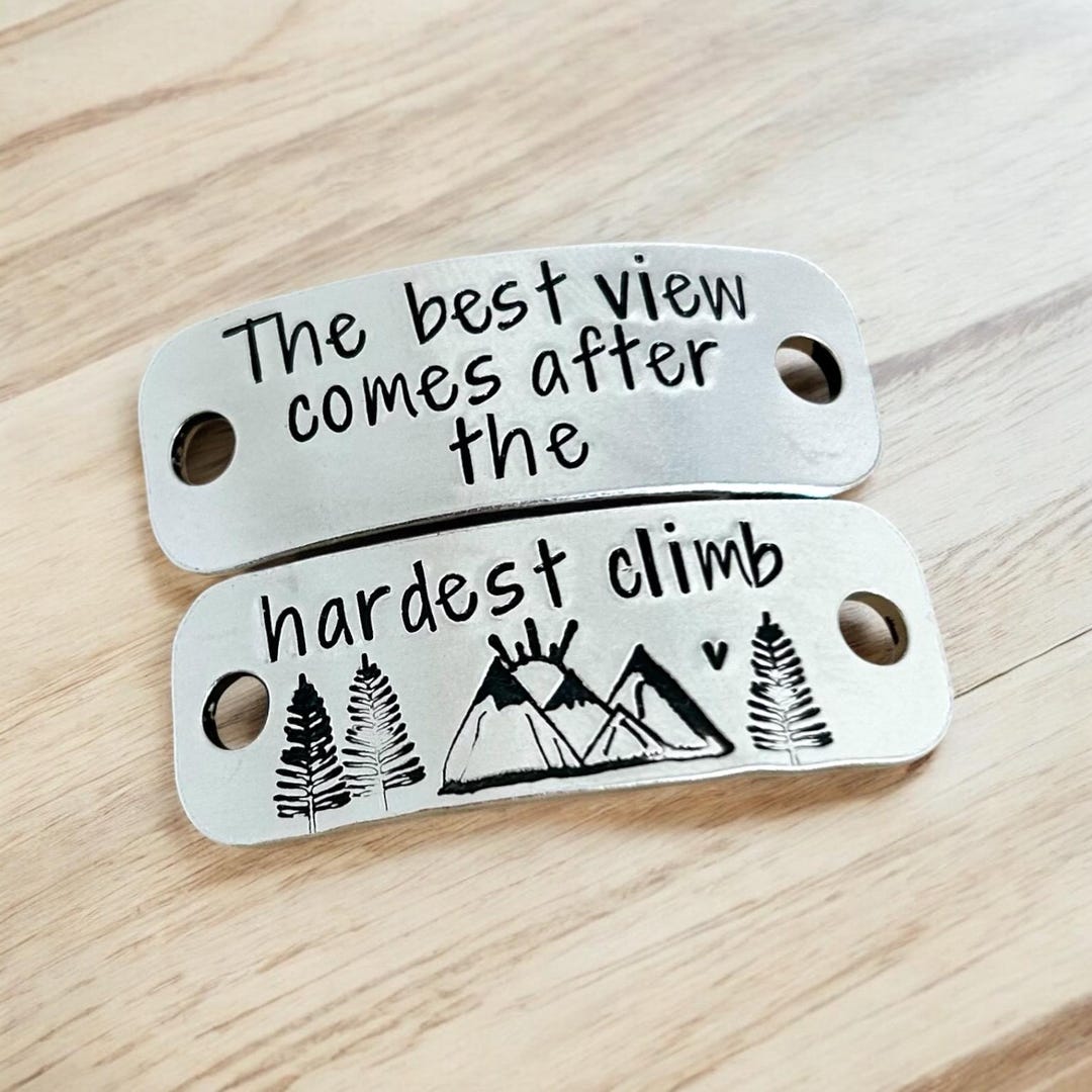 Hiking Boot Tags, Shoe Clips, Trainer Bling, Motivational Gifts for ...