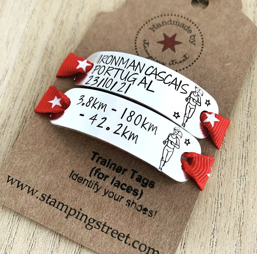 Running Girl Personalised Trainer Tags Marathon Runners - Etsy UK