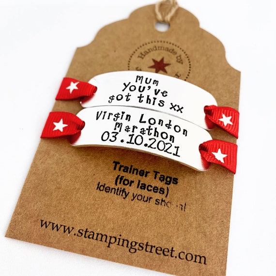 Trainer Tags Shoe Tags Running Gift Marathon Runner Gift - Etsy UK