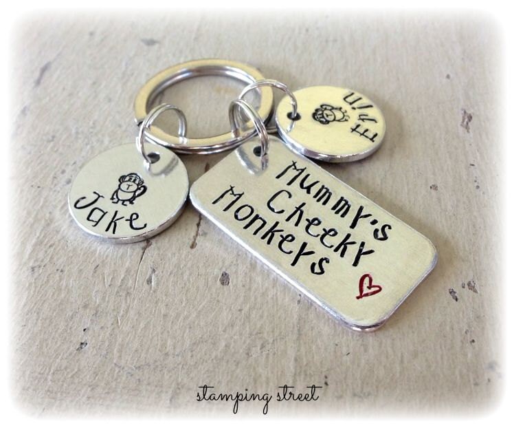 Gifts for Mummy Mommy's Cheeky Monkeys Personalised - Etsy UK