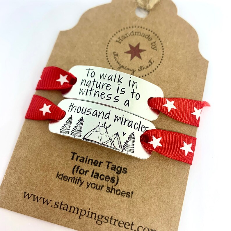 Hiking Boot Tags Shoe Clips Trainer Bling Motivational - Etsy