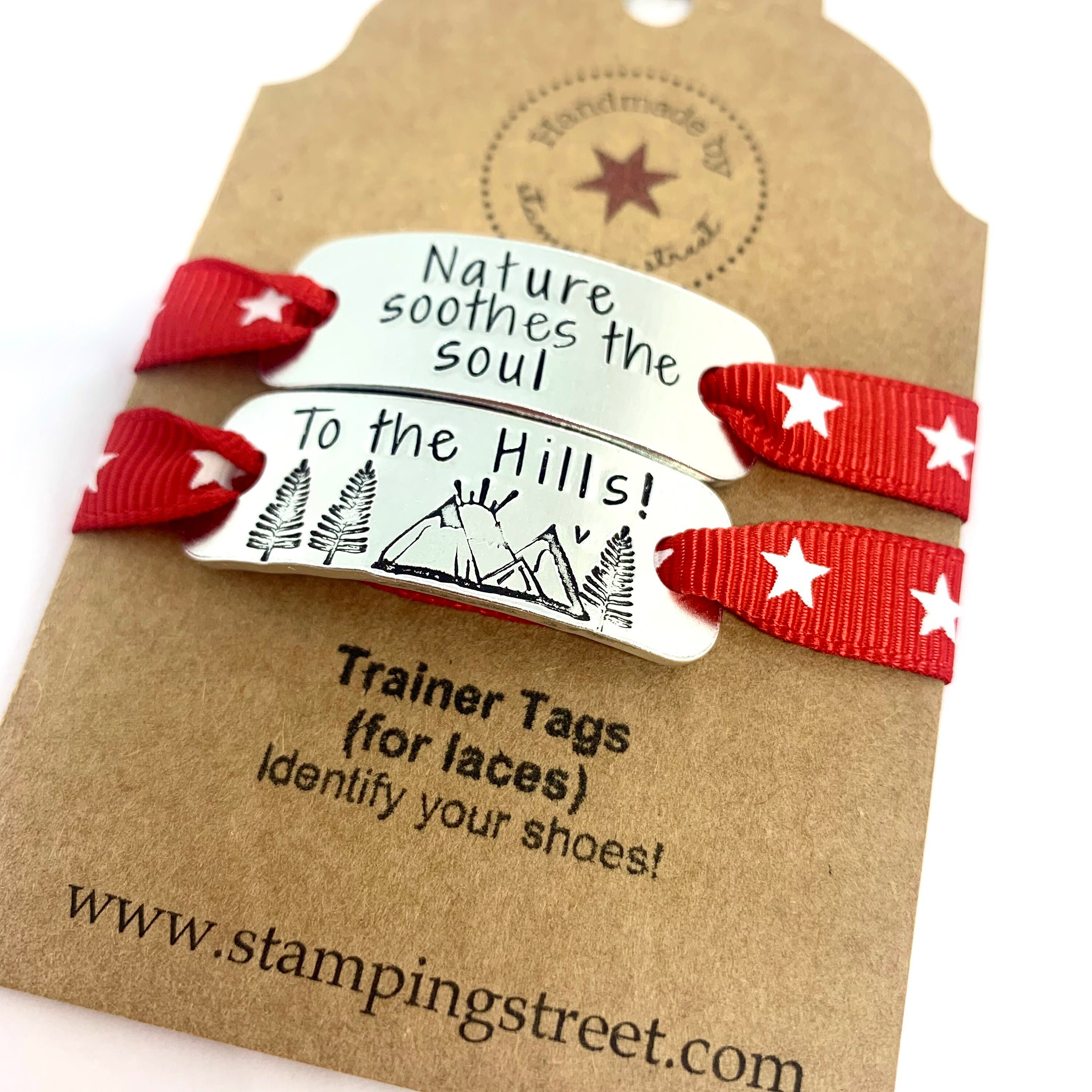 Hiking Boot Tags Shoe Clips Trainer Bling Motivational - Etsy UK