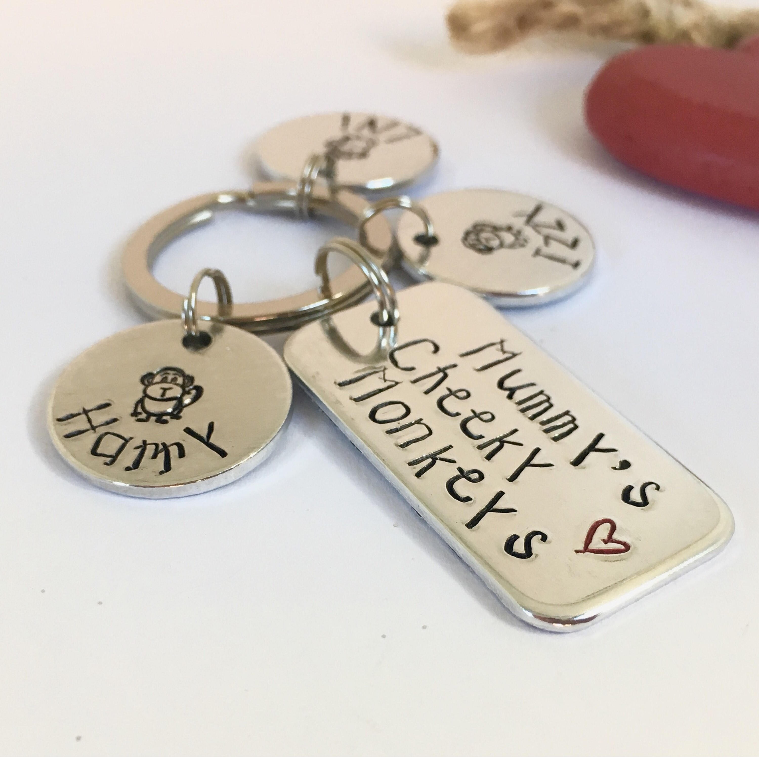 Gifts for Mummy Mommy's Cheeky Monkeys Personalised - Etsy UK