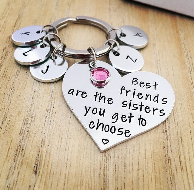 Friends Keyring Best Friends Are the Sisters You Get to | Etsy UK