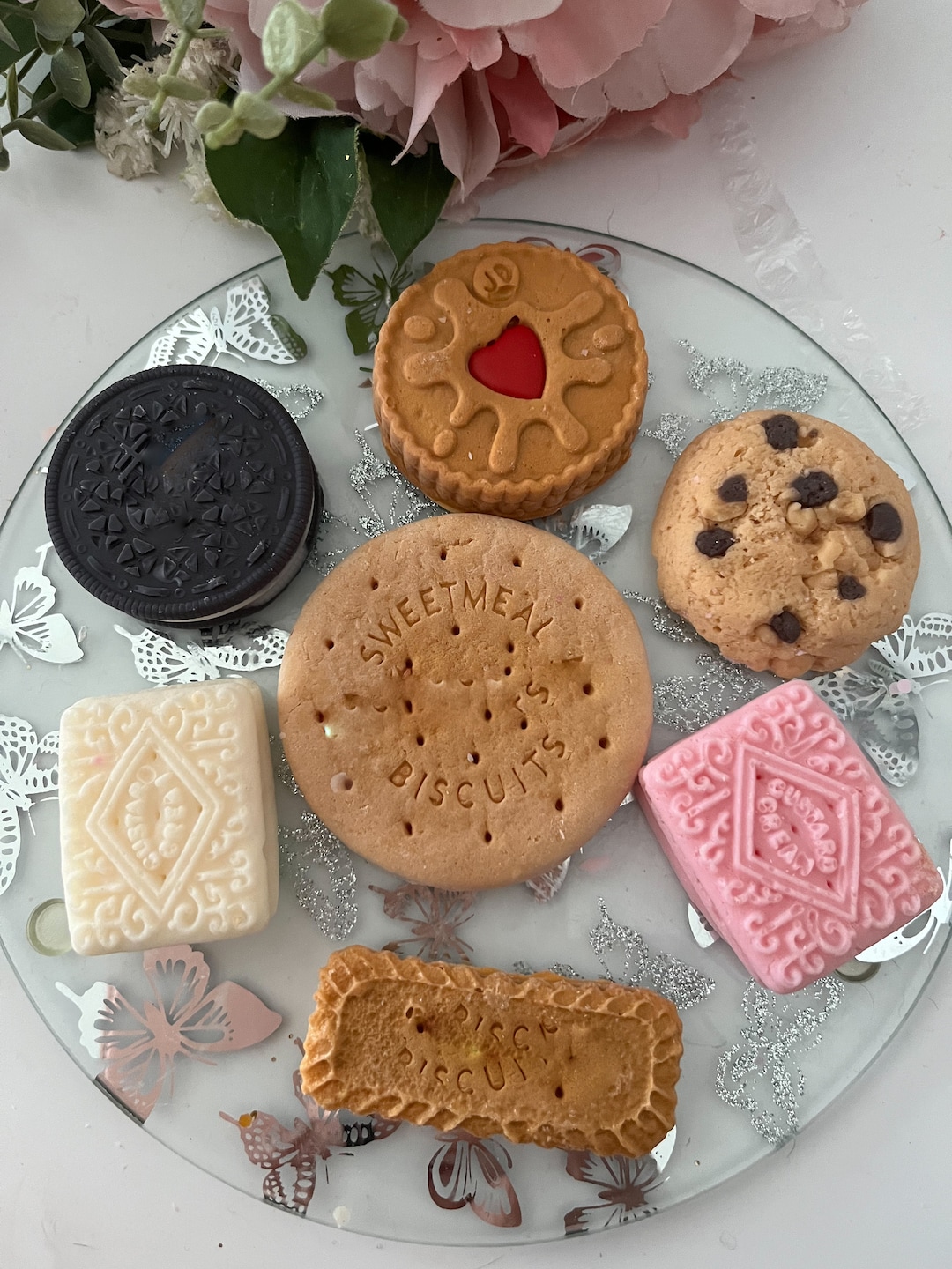 2 X Handmade Soy Wax Melts - Biscuit Design / Cookie / Bakery Scents ...