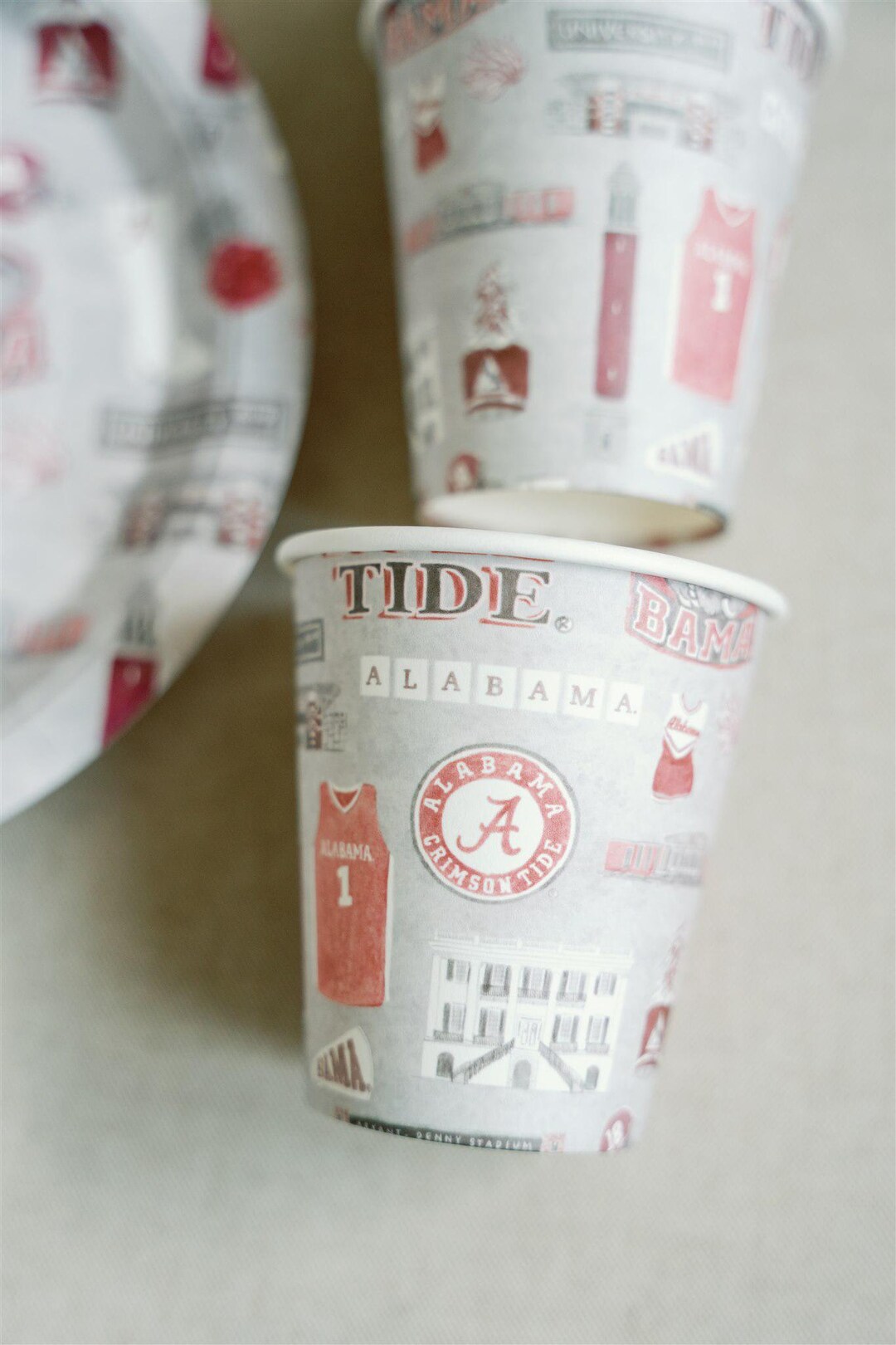The University of Alabama Paper Cup Pack - Etsy
