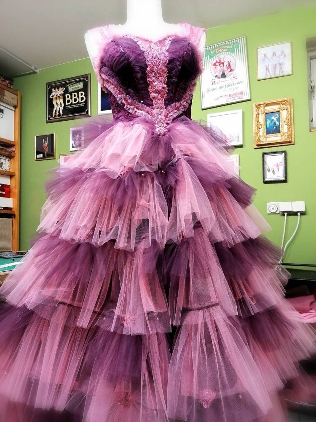 Professional Handmade Ball Gown, Ballet Costume Made of High Quality ...