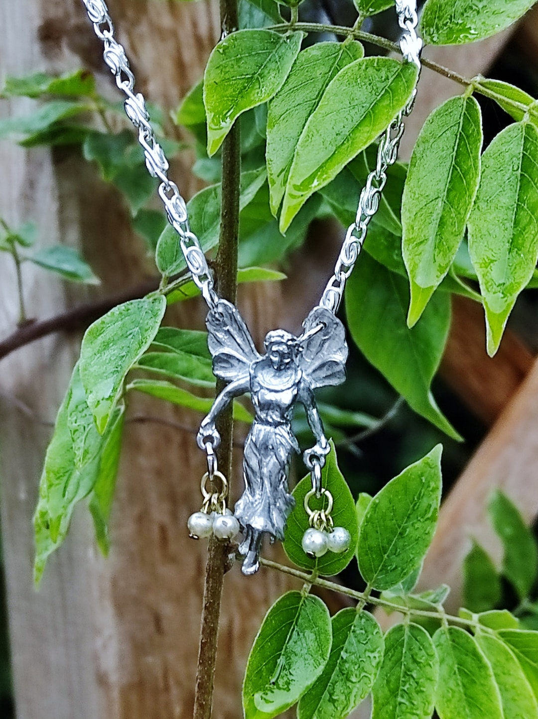 Vintage Miniature Hecate or Selene Necklace in Tinplate With Vintage ...