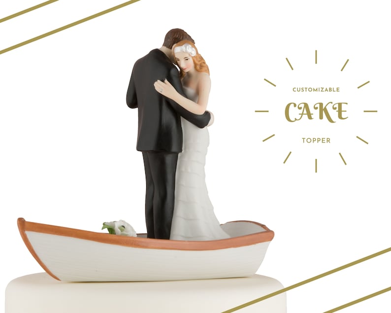Custom Wedding Cake Topper Bride and Groom Wedding Cake - Etsy